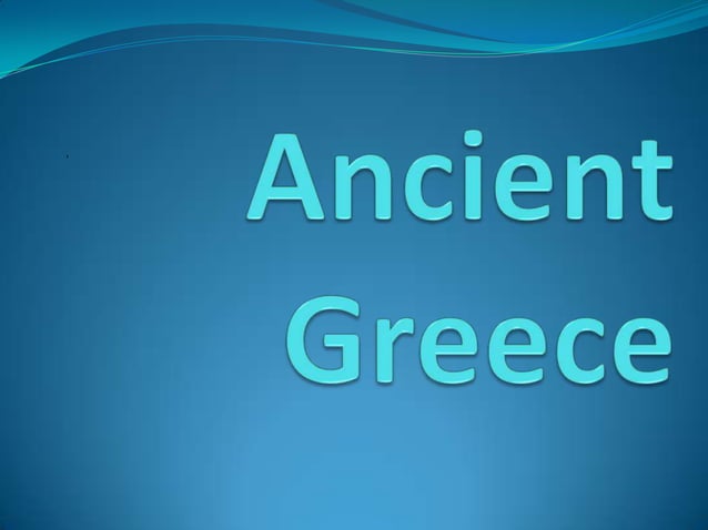 Ancient greece slide share | PPTX | Religion & Spirituality