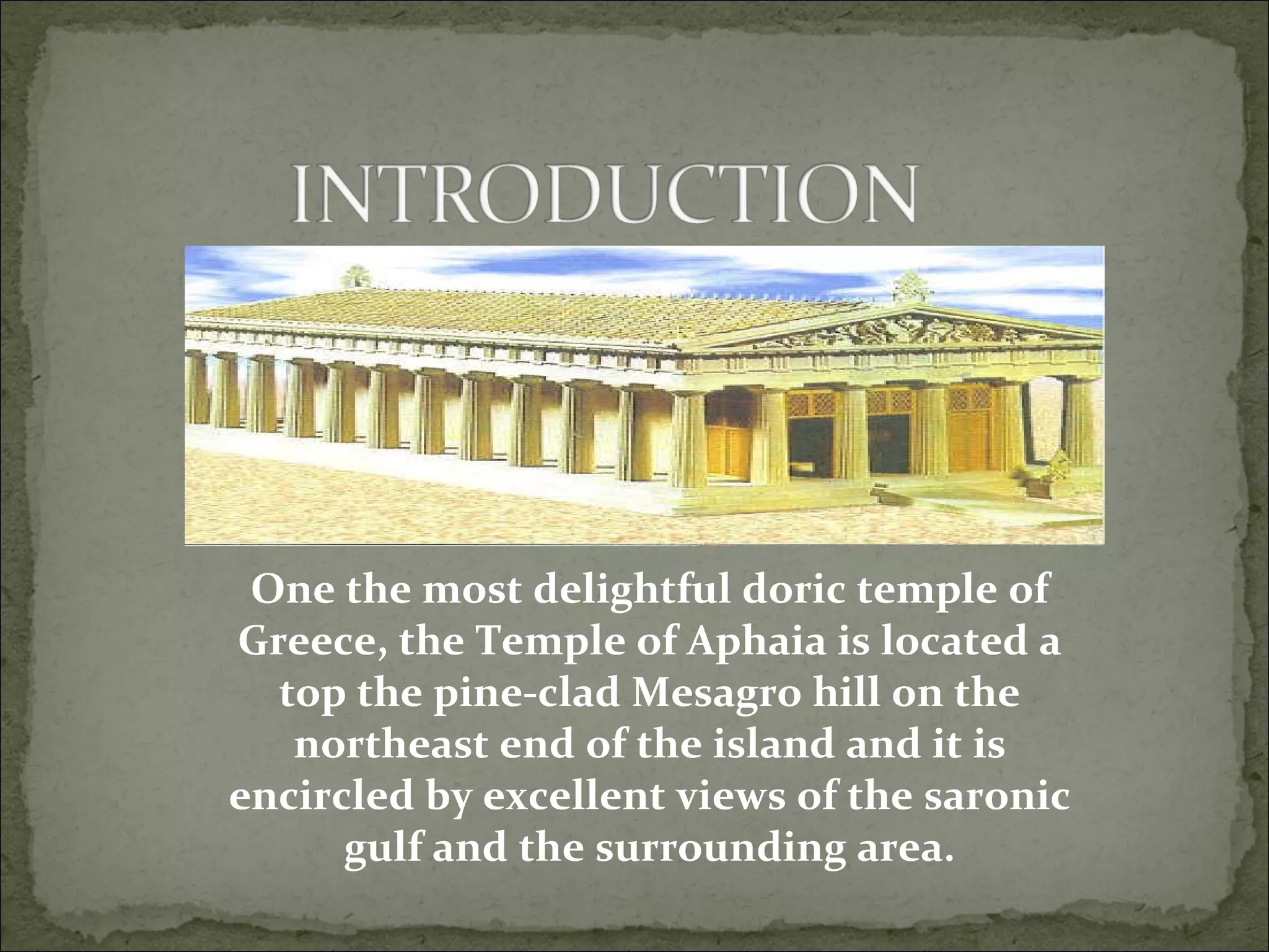 Temple of Athena Aphaia Aegina | PPT