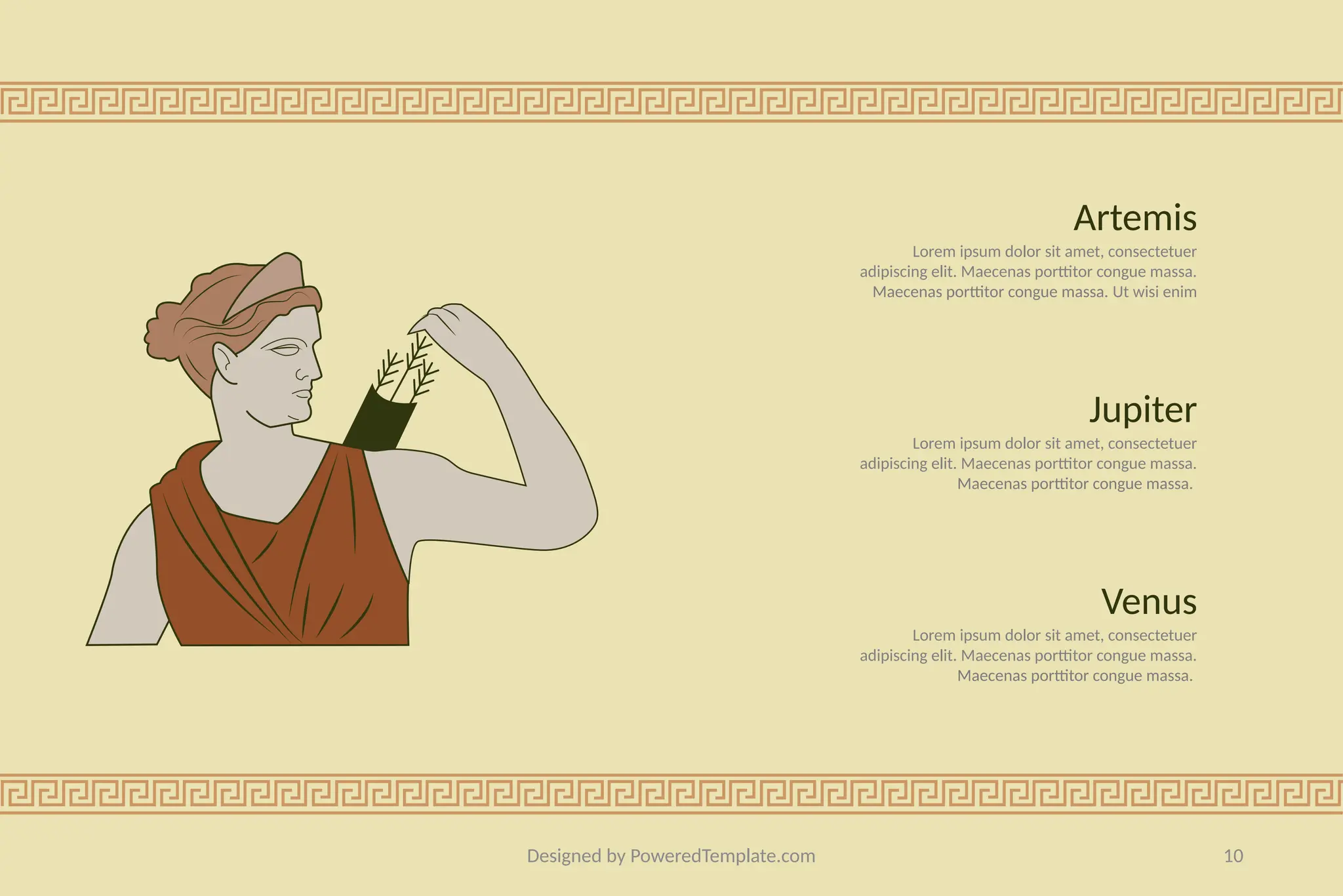 GRIEGO ANTIGUO. presentación Infografica sobre dioses | PPTX