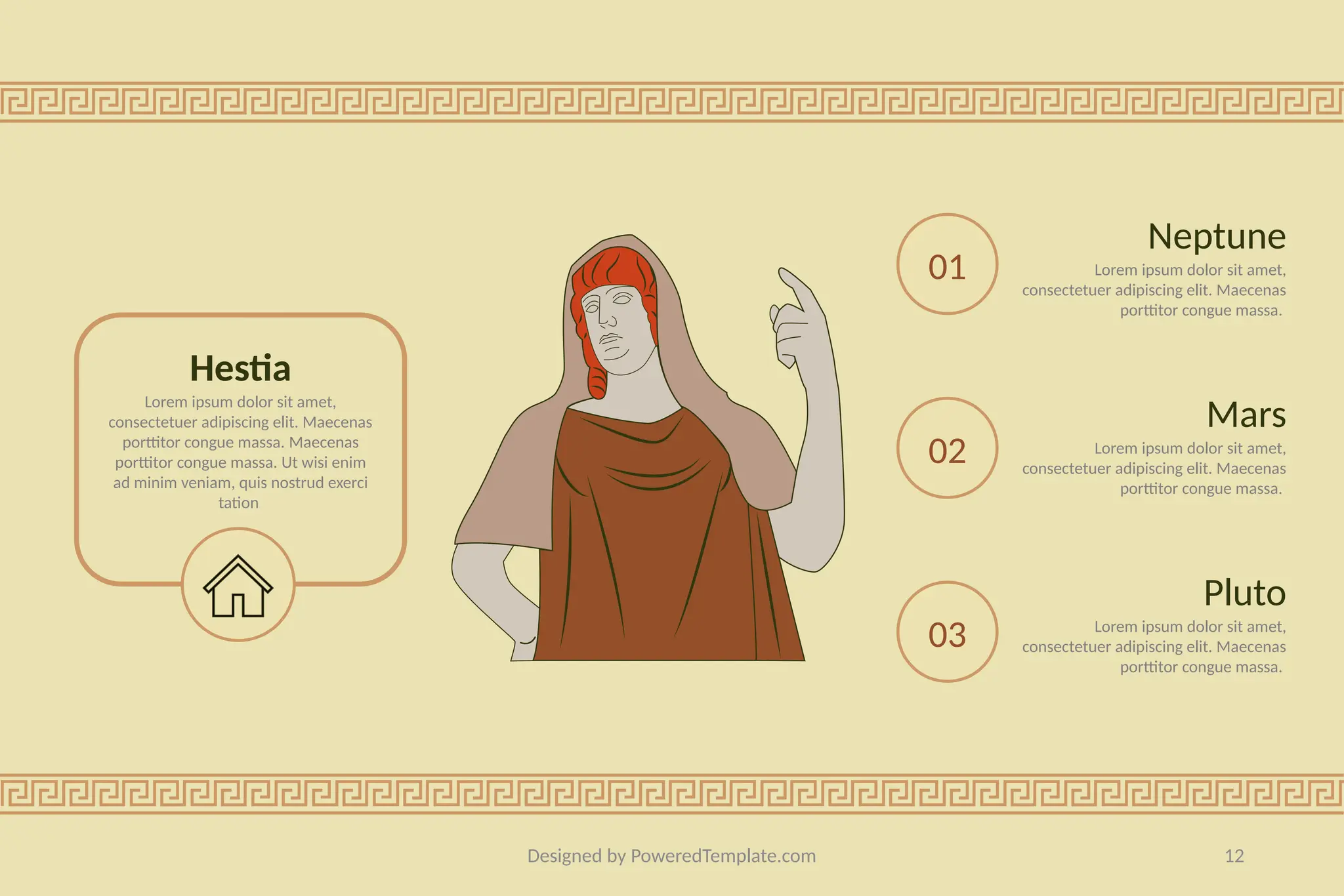 GRIEGO ANTIGUO. presentación Infografica sobre dioses | PPTX