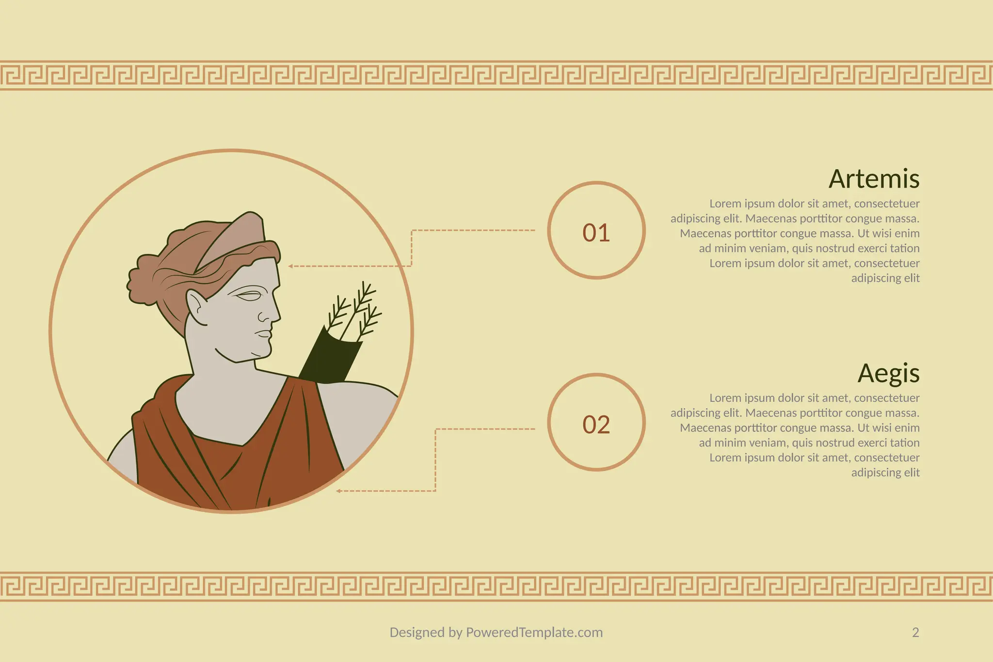 GRIEGO ANTIGUO. presentación Infografica sobre dioses | PPTX