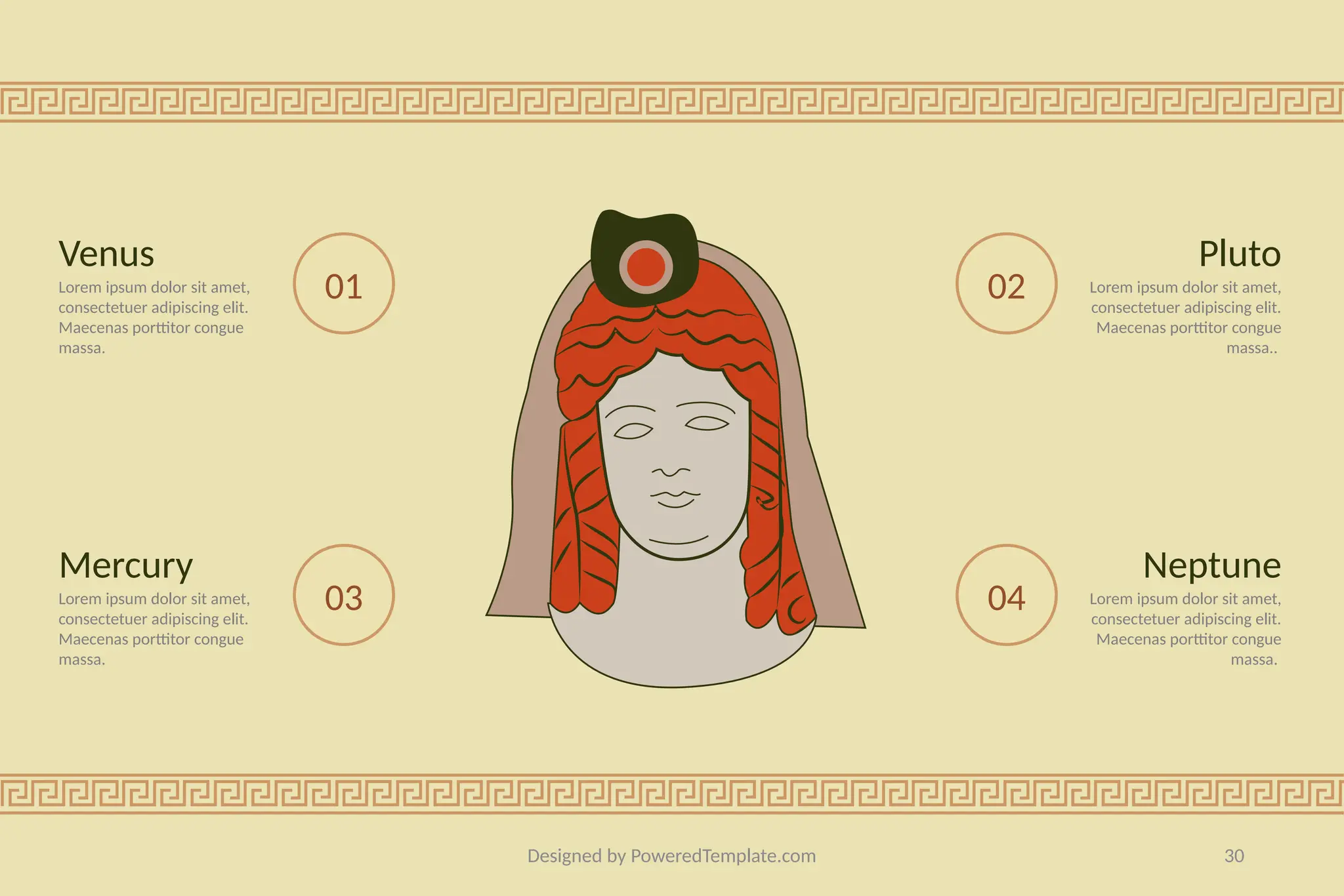 GRIEGO ANTIGUO. presentación Infografica sobre dioses | PPTX