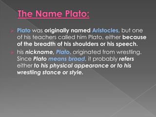 Ancient greek plato(cura-1) | PPT