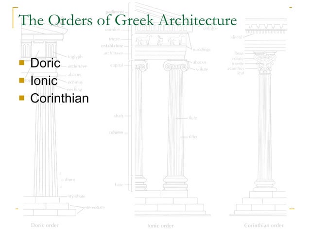 Ancient greek architecture. | PPT