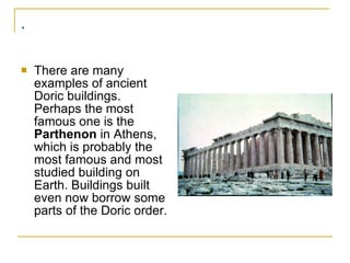 Ancient greek architecture. | PPT