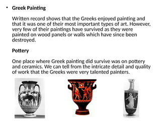 Ancient Greek Artworks PowerPoint Slides | PPT