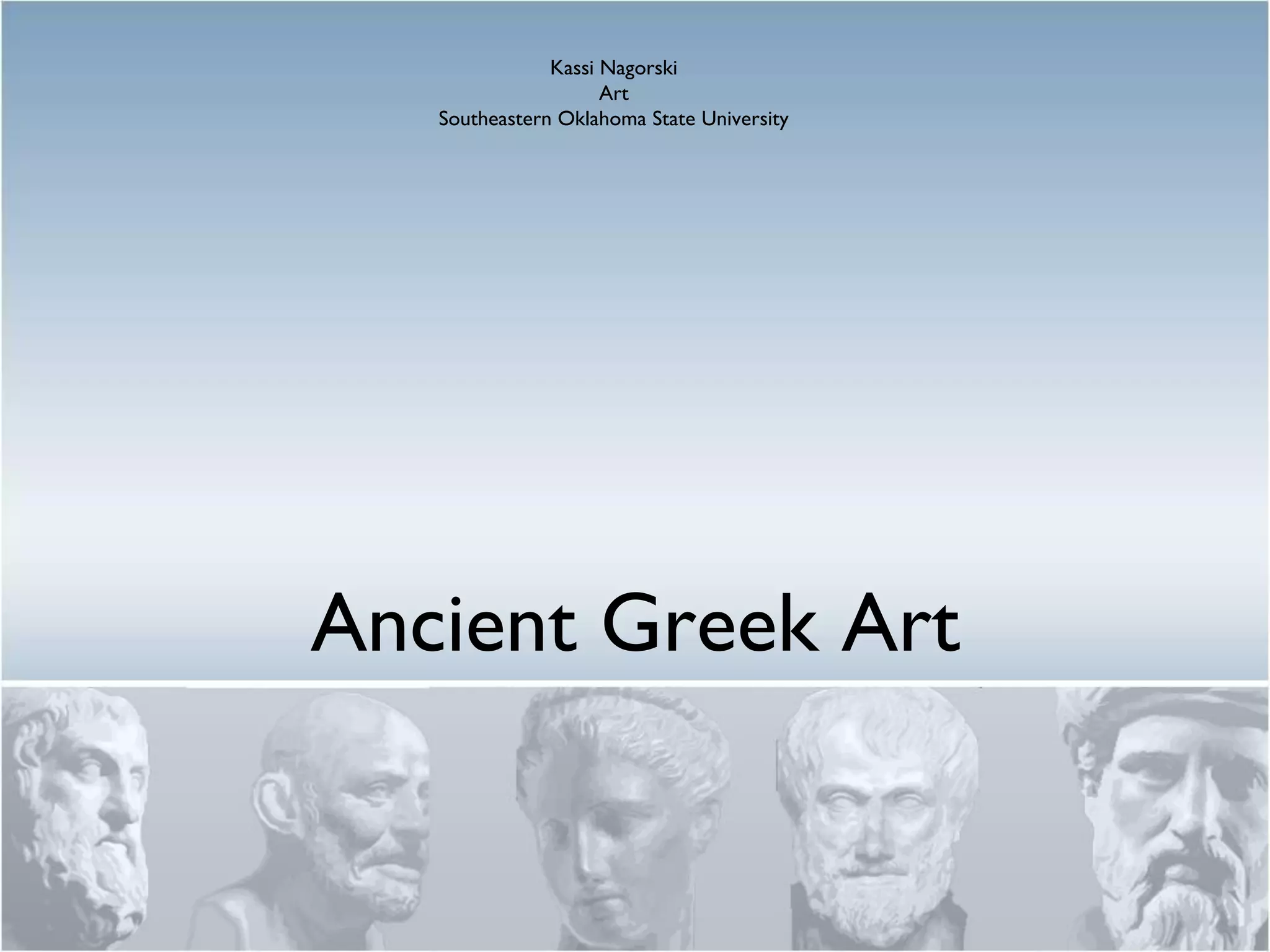 Ancient greek art powerpoint | PPT