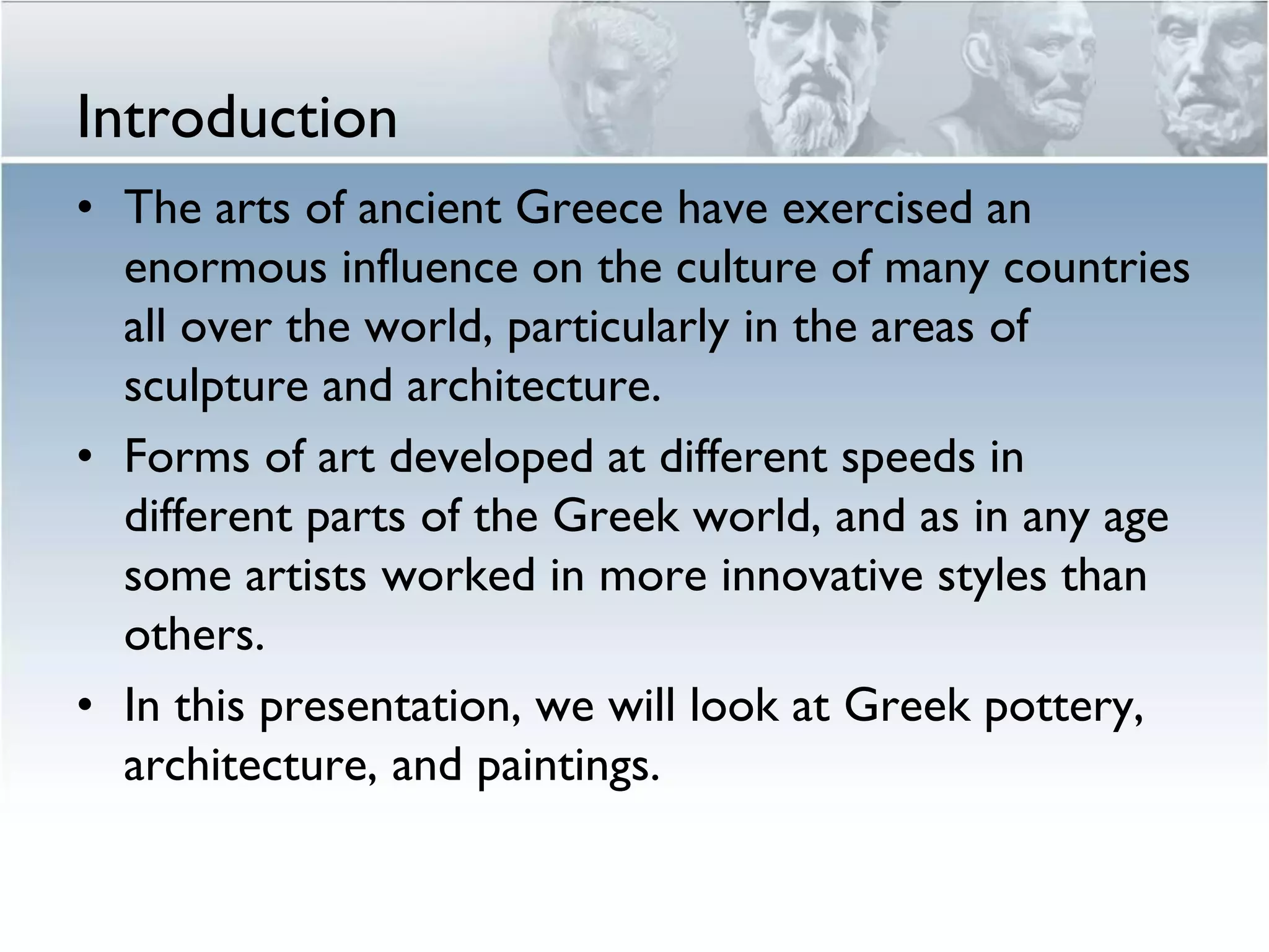 Ancient greek art powerpoint | PPT