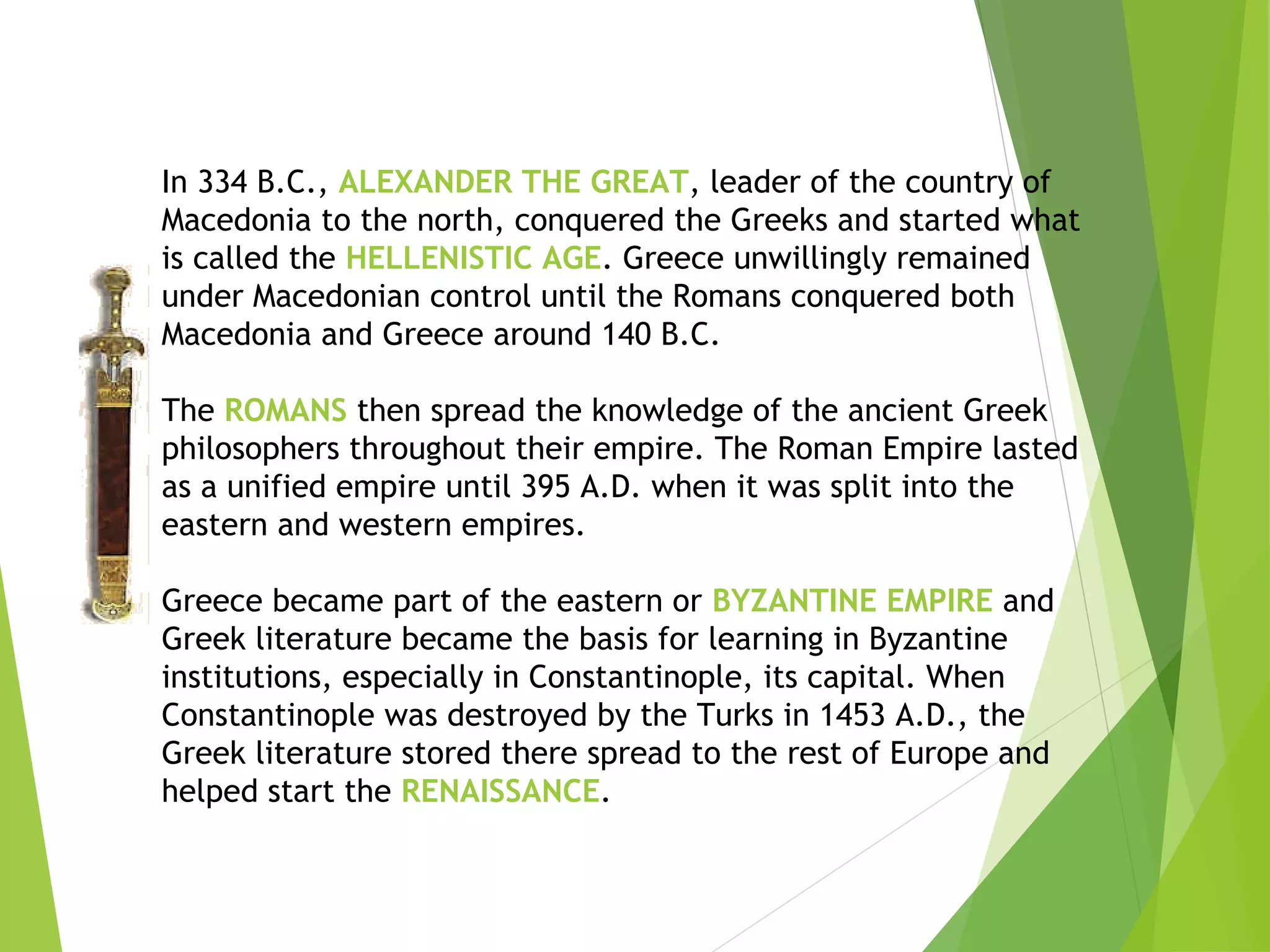 Ancient greek civilization | PPT
