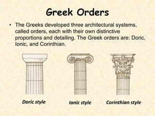 Ancient greek civilization art and architecture | PPT