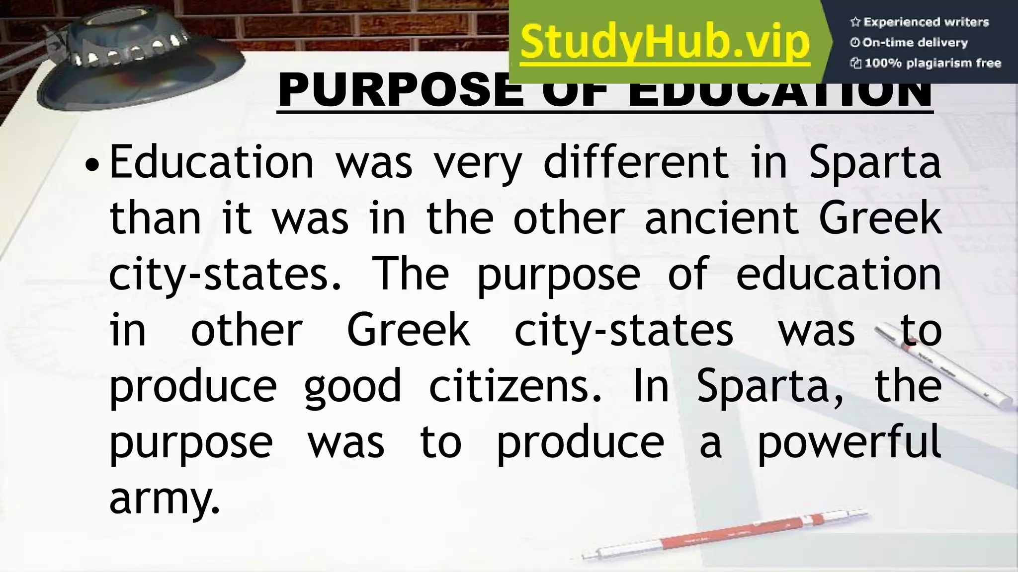 Ancient Greek Education | PDF