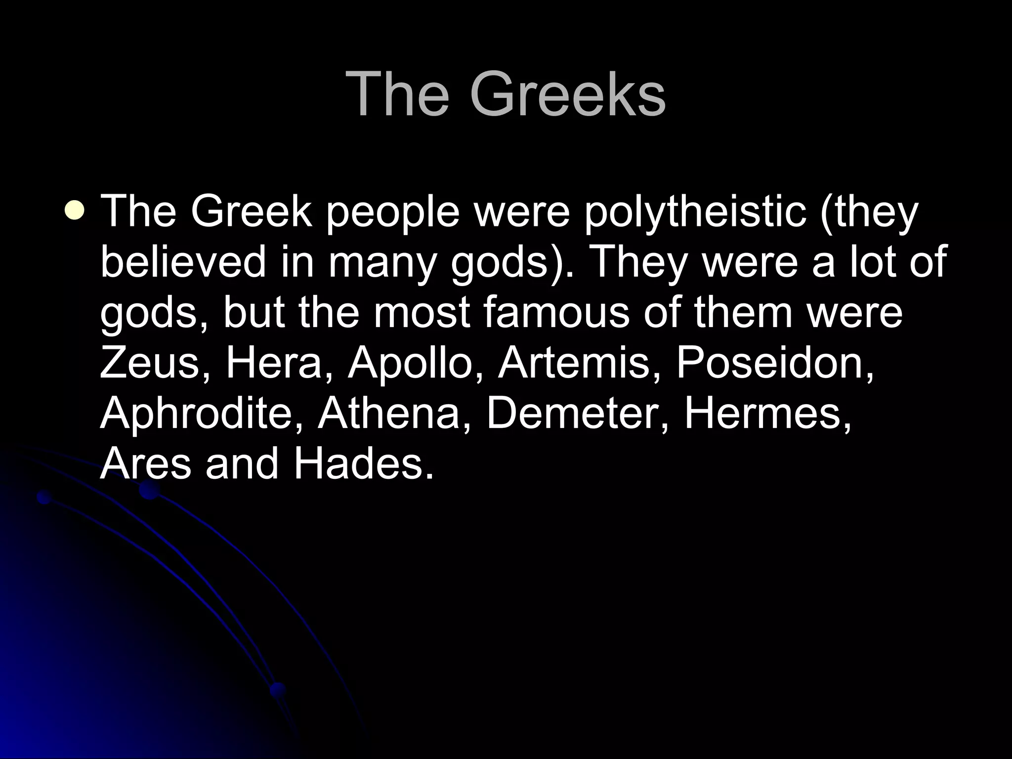 Ancient greek gods and goddesses | PPT