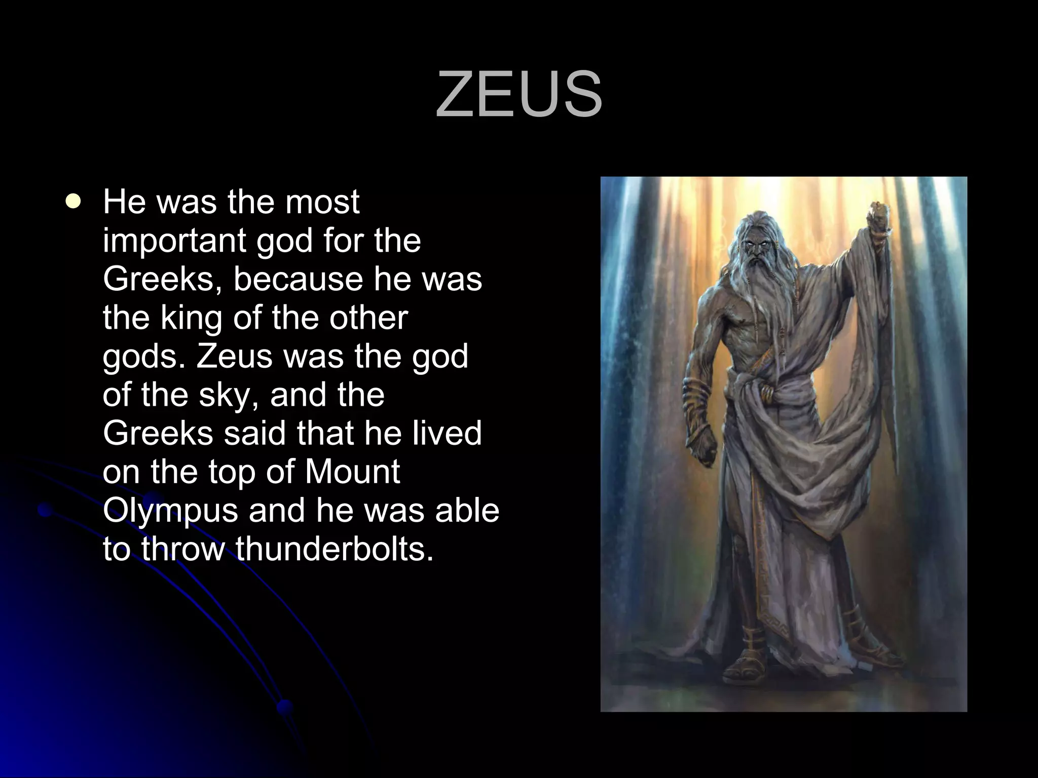 Ancient greek gods and goddesses | PPT