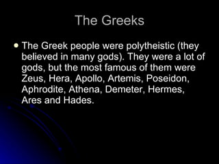 Ancient greek gods and goddesses | PPT