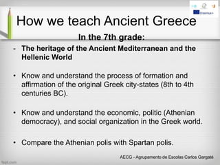 European Course: Ancient Greek history and culture | PPTX