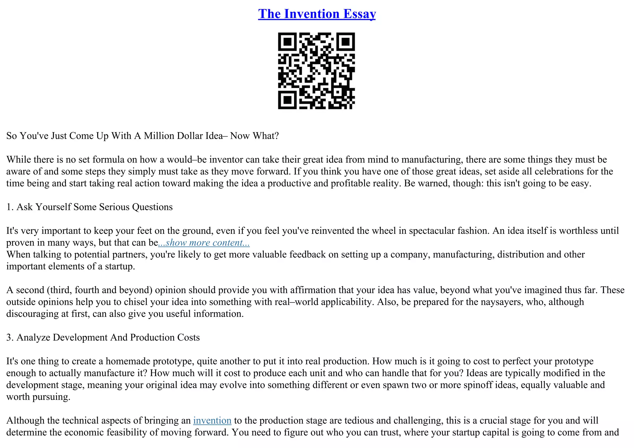 Ancient Greek Inventions Essay | PDF | Geography | Science