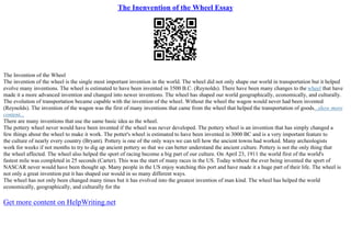 Ancient Greek Inventions Essay | PDF