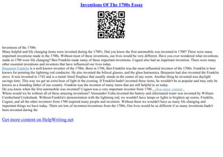 Ancient Greek Inventions Essay | PDF