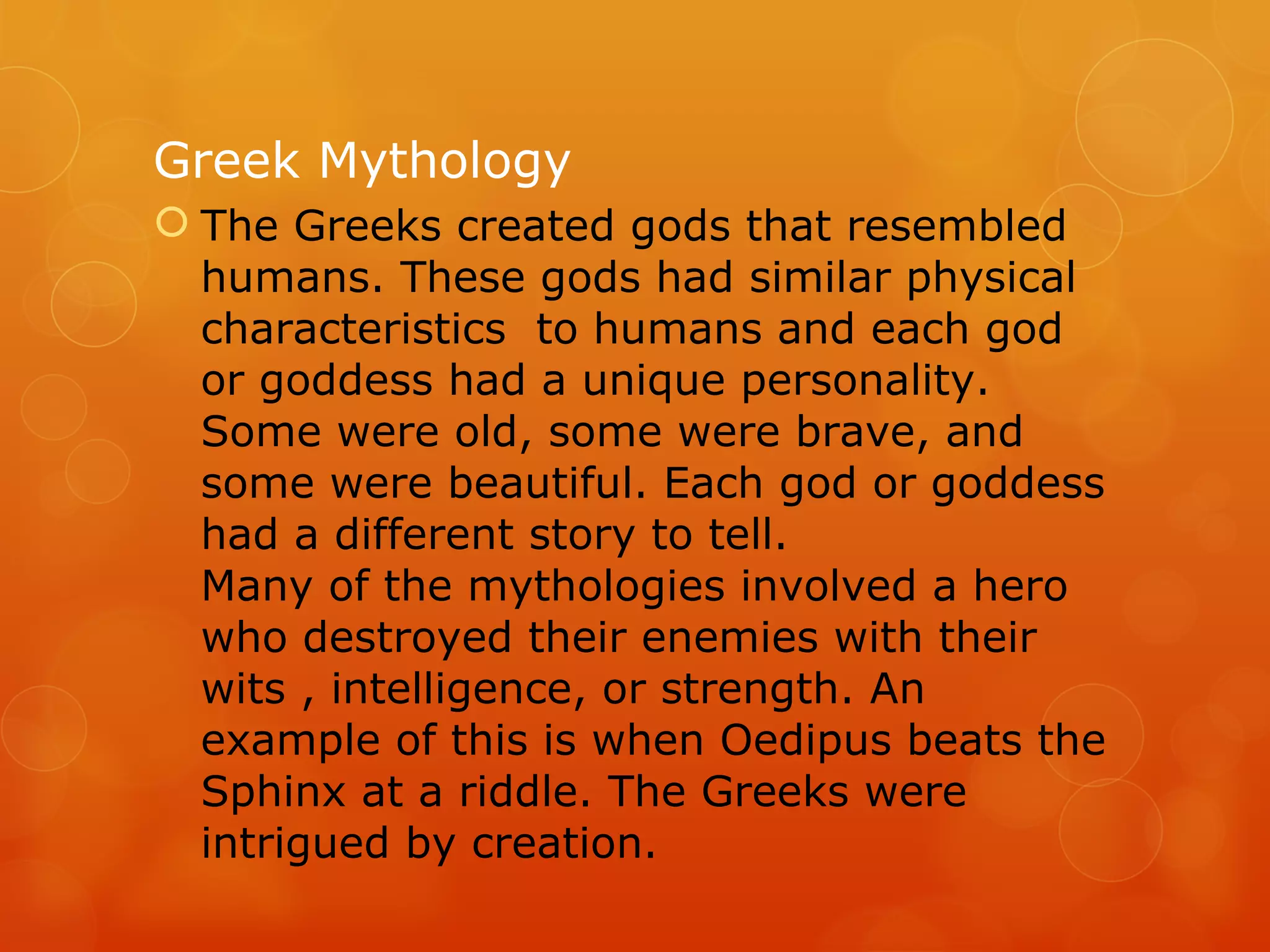 Ancient greek mythology | PPT