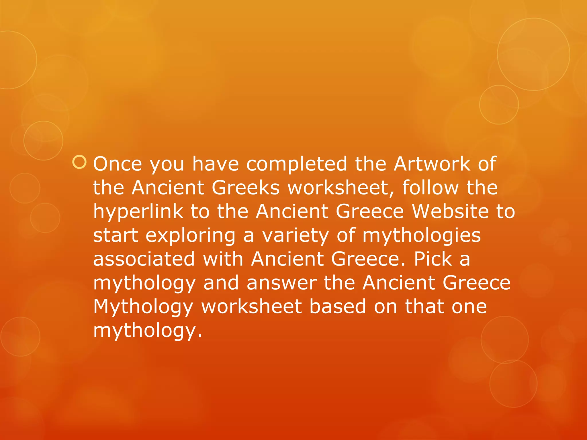 Ancient greek mythology | PPT