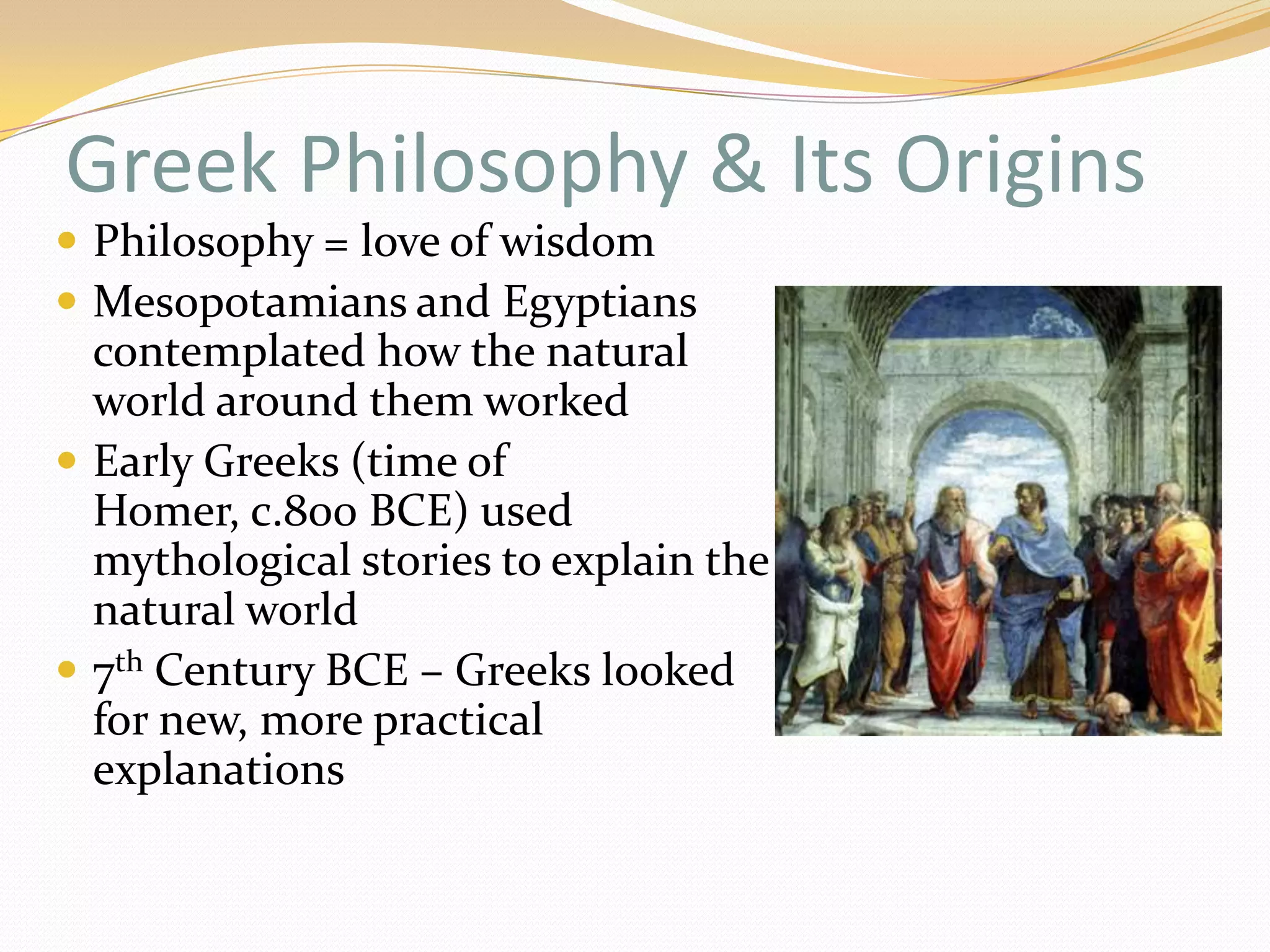 Ancient Greek Philosophy | PPTX