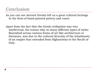 Ancient greek pottery | PPTX