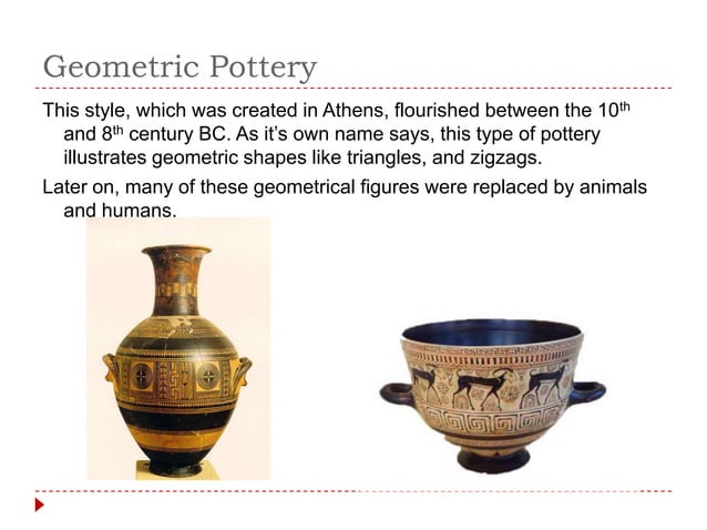 Ancient greek pottery | PPTX | Arts and Crafts | Hobbies & Interests
