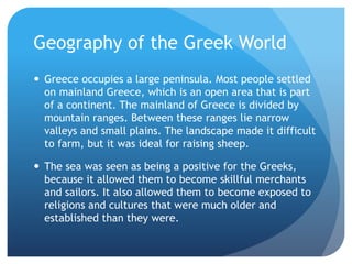 Ancient greeks the rise of city-states | PDF