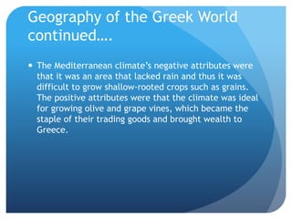 Ancient greeks the rise of city-states | PDF
