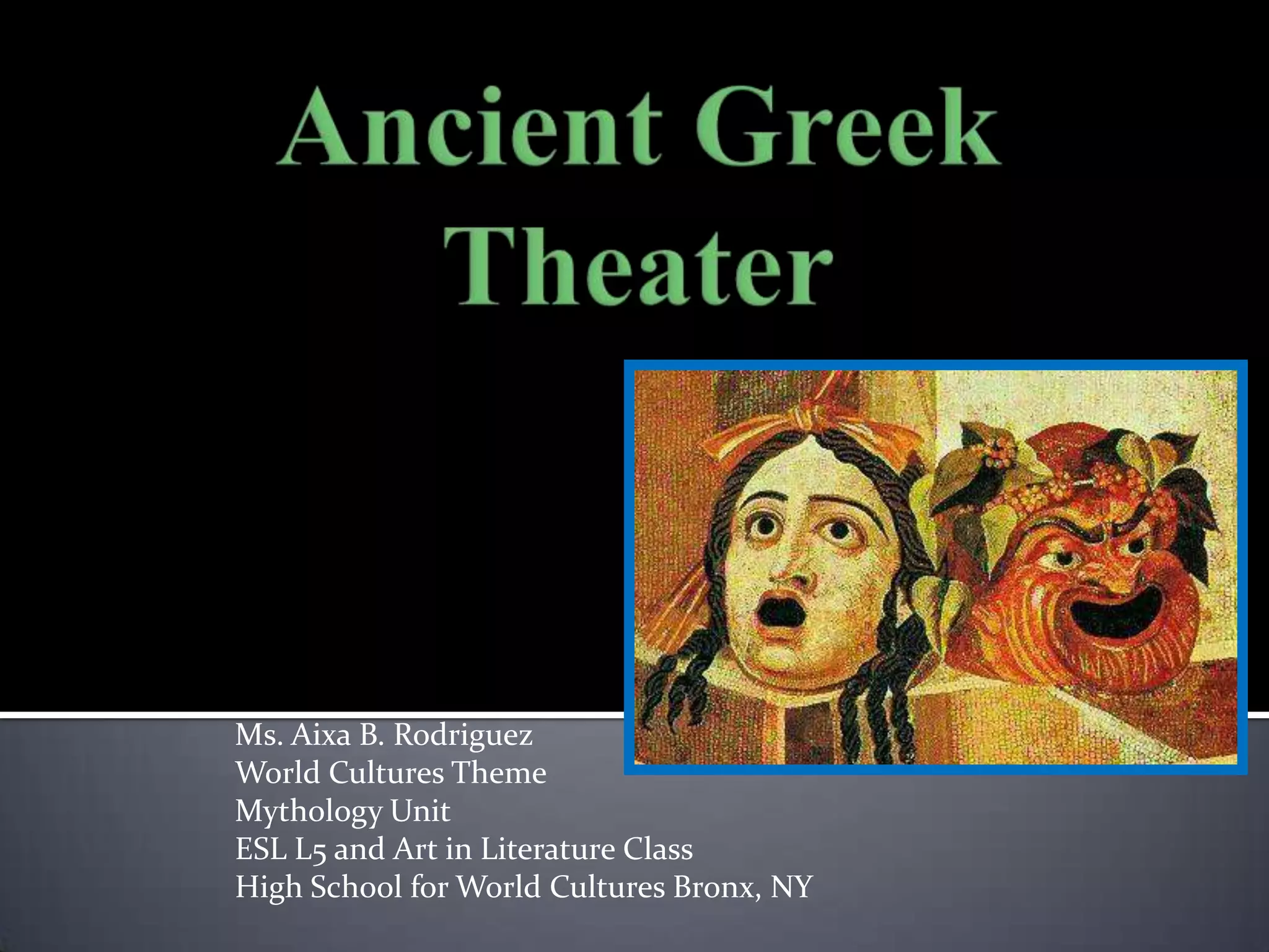 Ancient greek theater | PPT