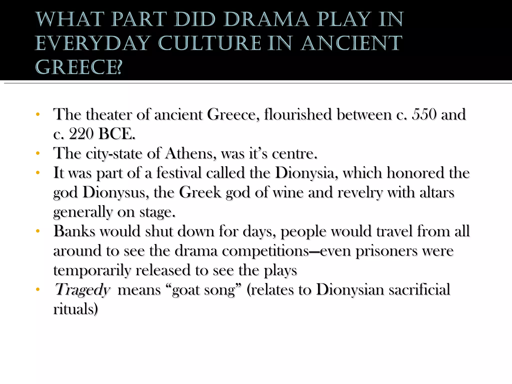 Ancient greek theater | PPT