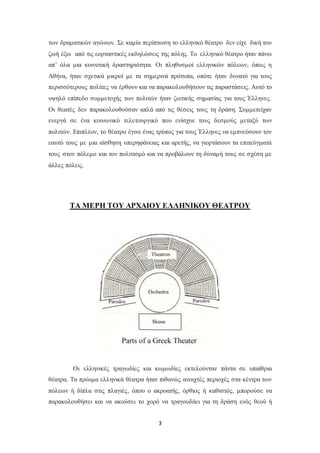 Ancient greek theaters | DOCX