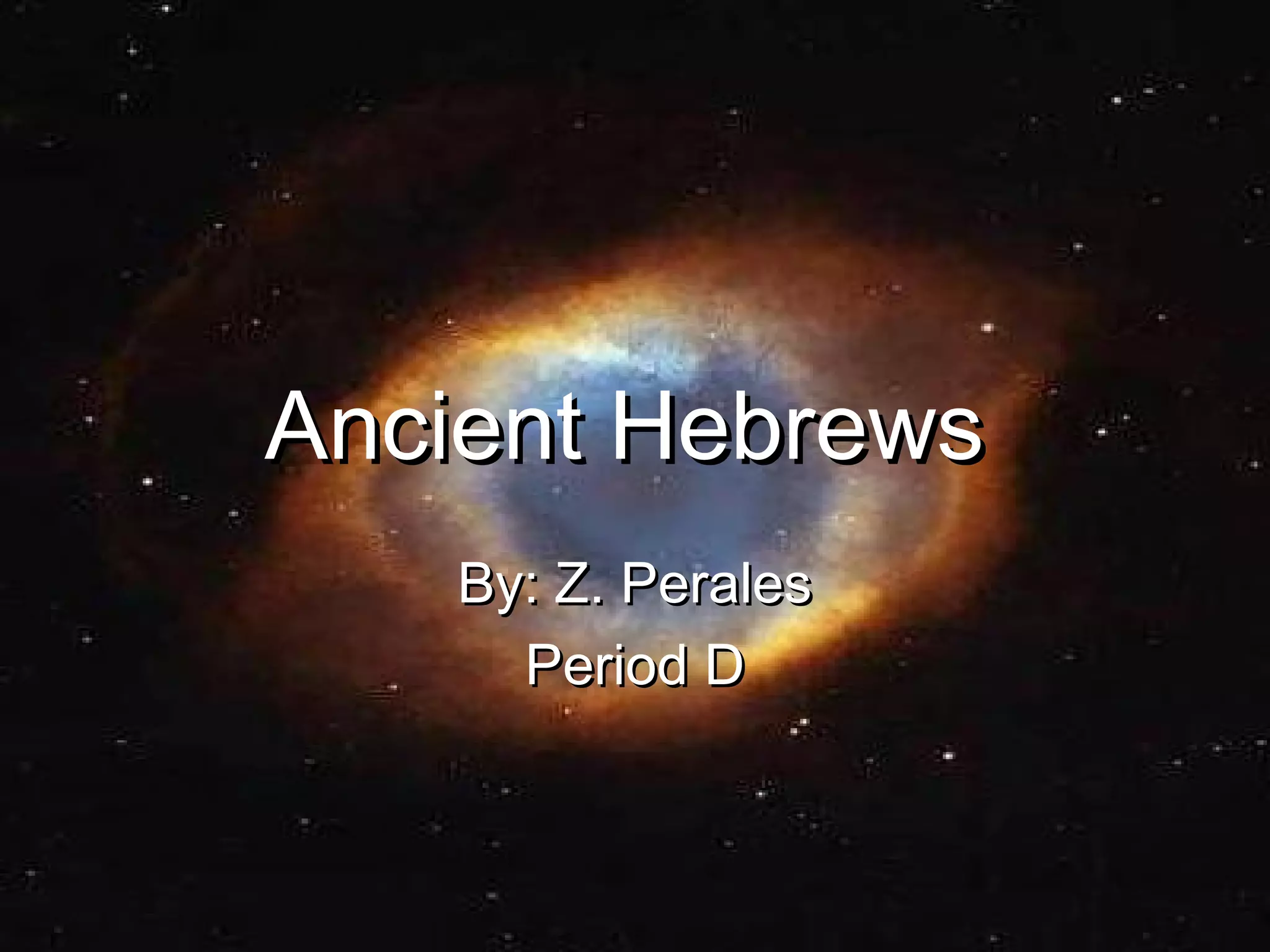 Ancient Hebrews | PPT
