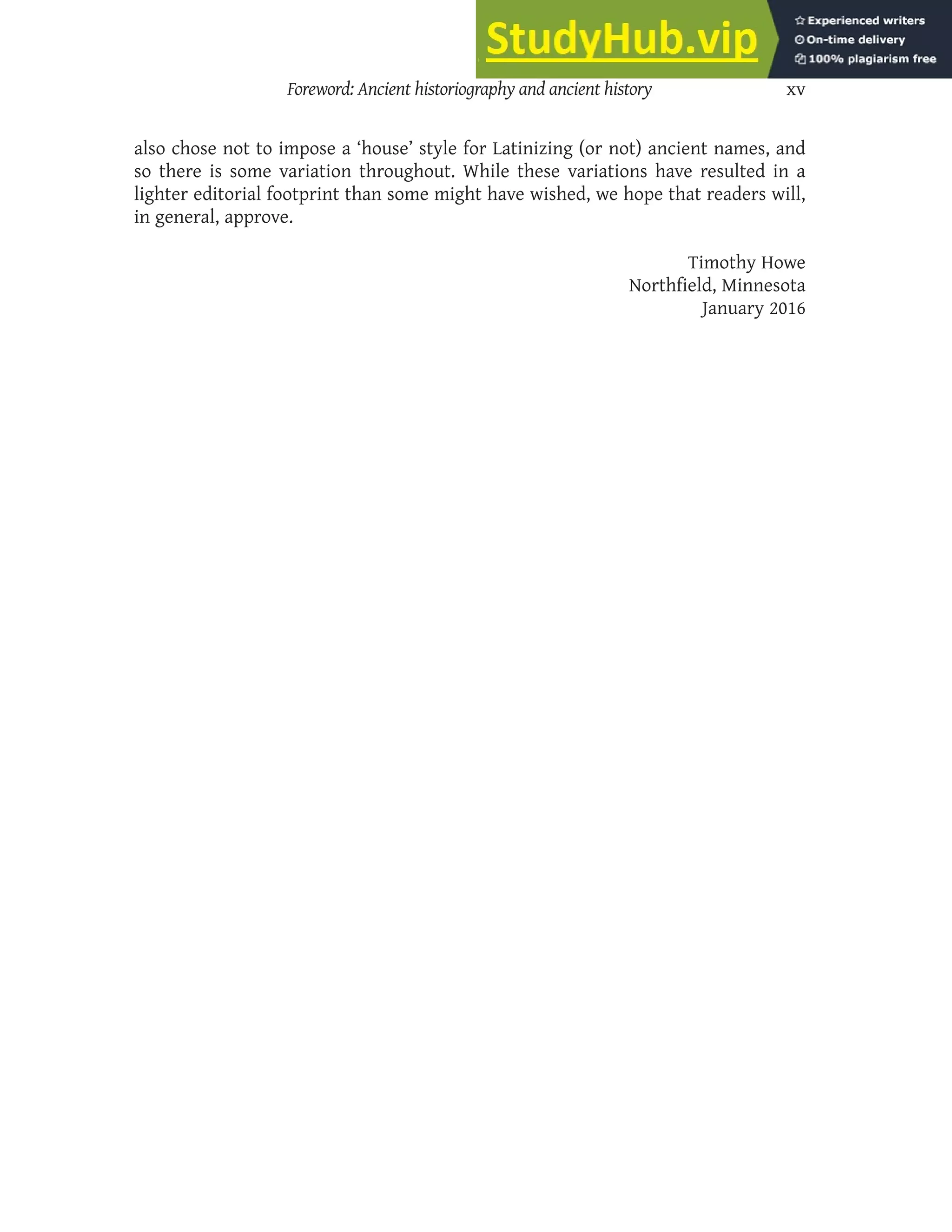 Ancient Historiography And Ancient History | PDF