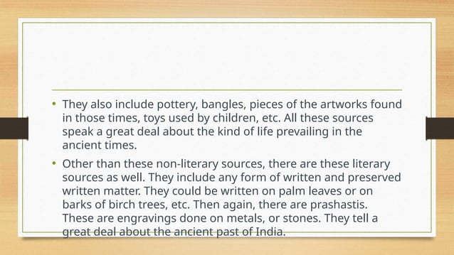 This on basic information about ancient history.... | PPT