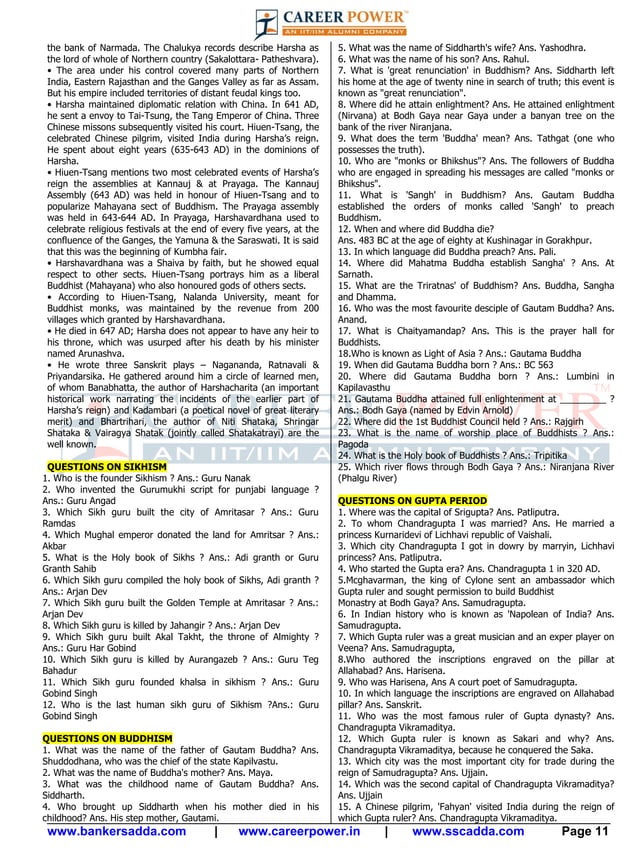 Ancient History Capsule for SSC all SSC Exams | PDF