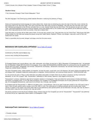 Ancient history of andhras | PDF