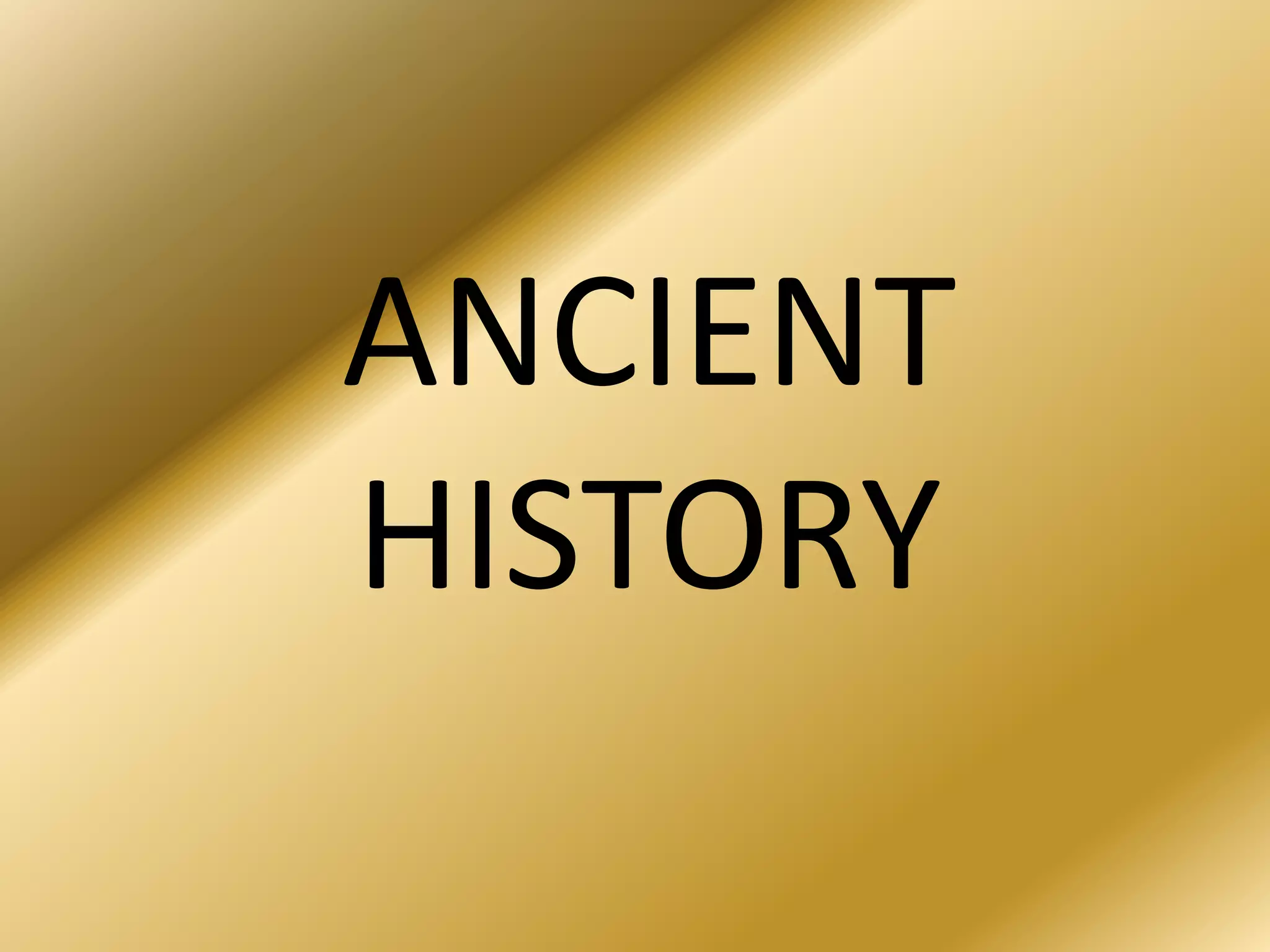 Ancient history year 4 | PPTX