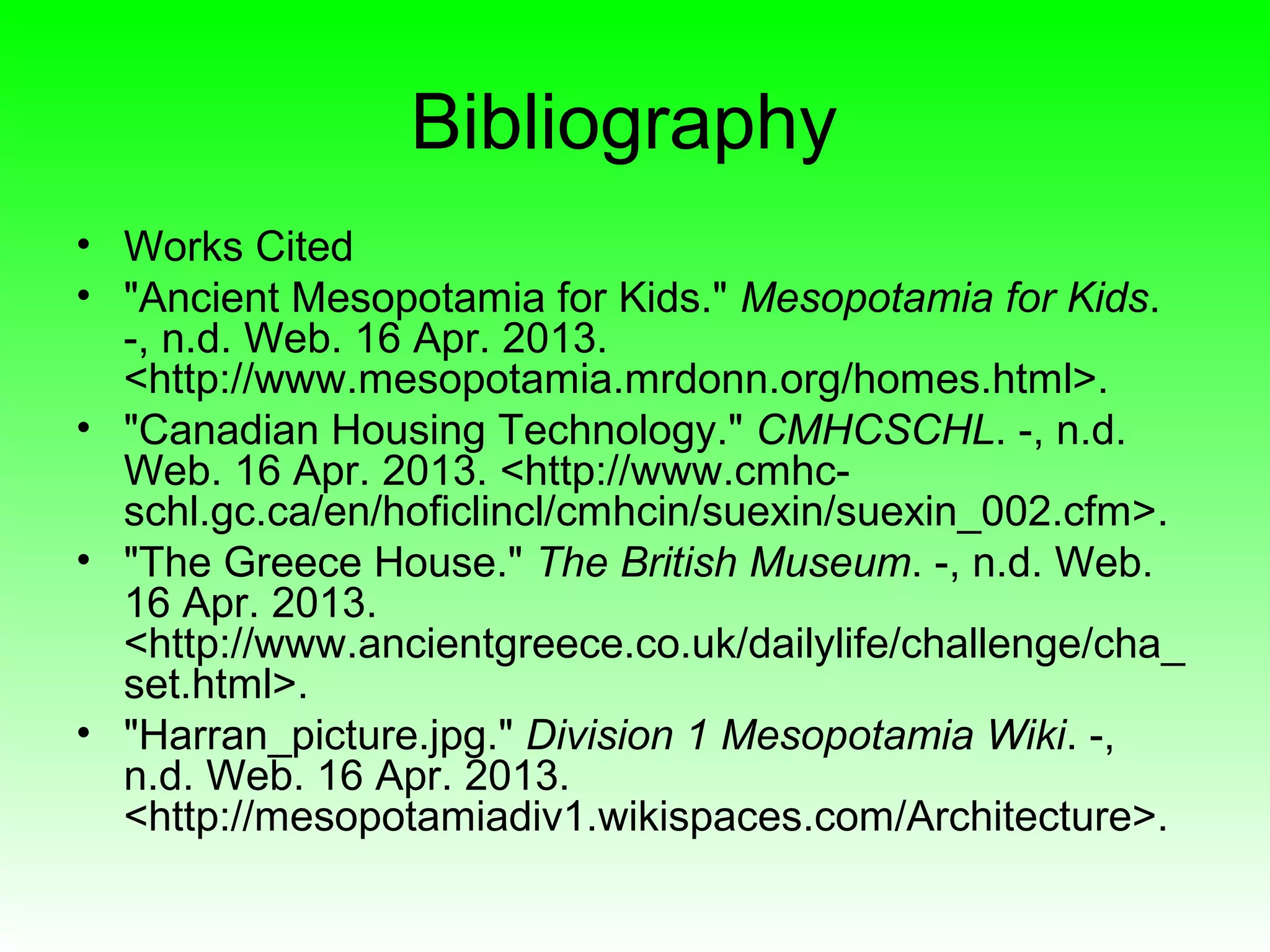 Ancient houses | PPT