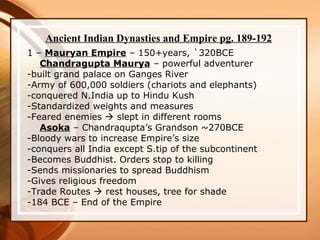 Ancient India Notes | PPT