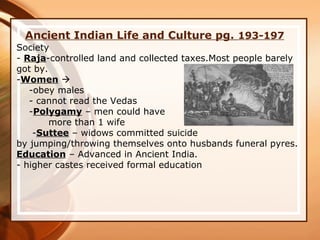 Ancient India Notes | PPT