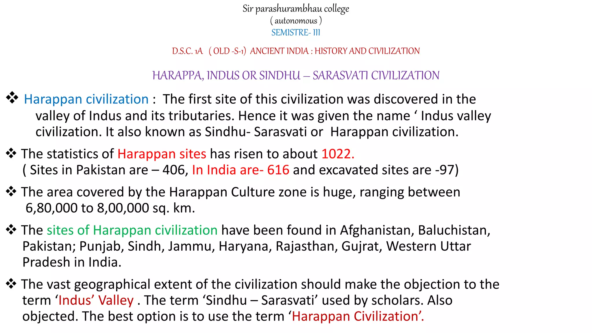 Ancient India History and Civilization | PPTX