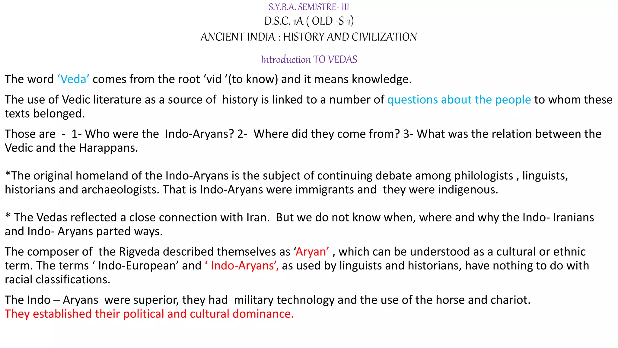 Ancient India History and Civilization | PPTX