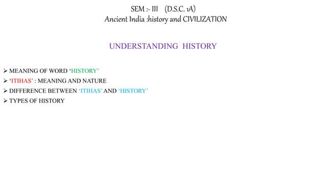 Ancient India History and Civilization | PPTX