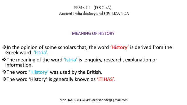 Ancient India History and Civilization | PPTX