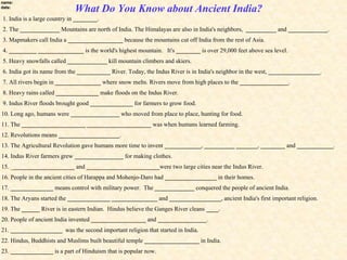 Ancient India* | PPTX