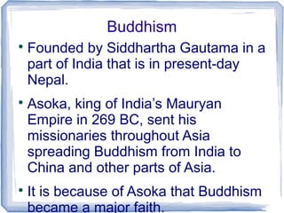 Ancient india geography & climate origins of hinduism & buddhism | PPT