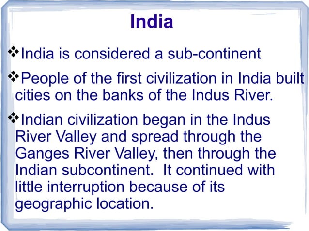 Ancient india geography & climate origins of hinduism & buddhism | PPT