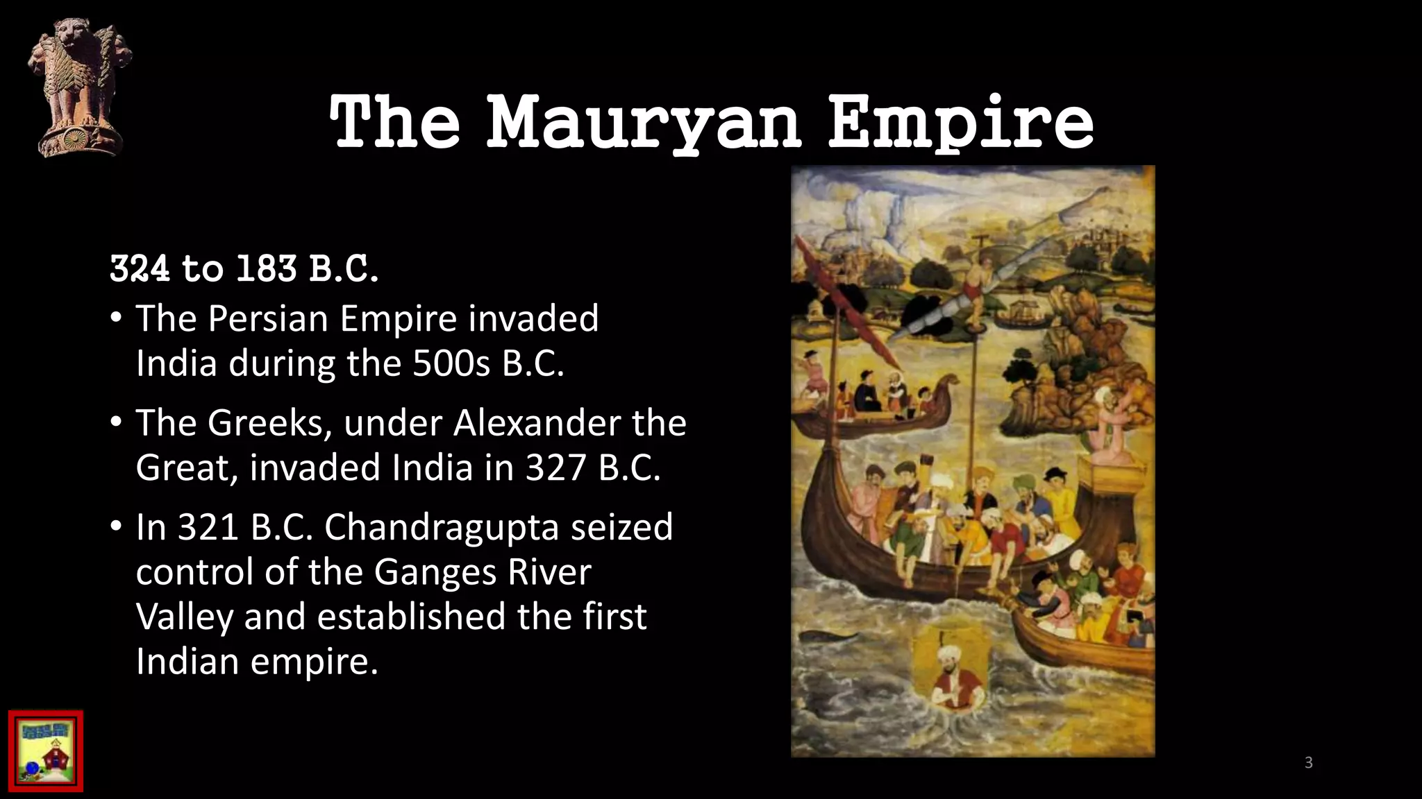 Ancient India: Mauryan & Gupta Empires | PPSX