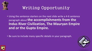 Ancient India: Mauryan & Gupta Empires | PPSX